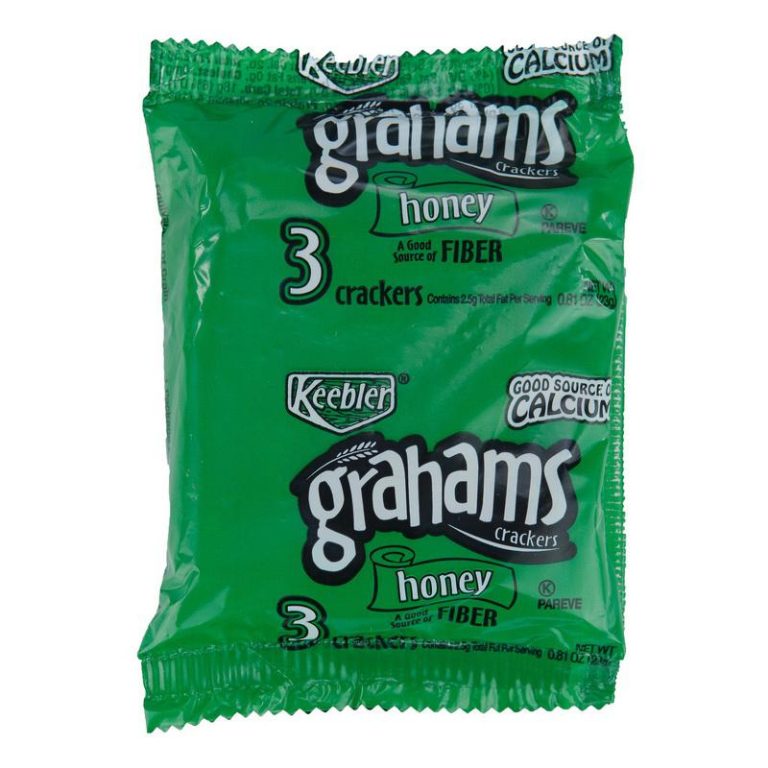 Keebler 3010091819 Grahams Crackers Fiber Enrich Honey Graham .81Oz ...